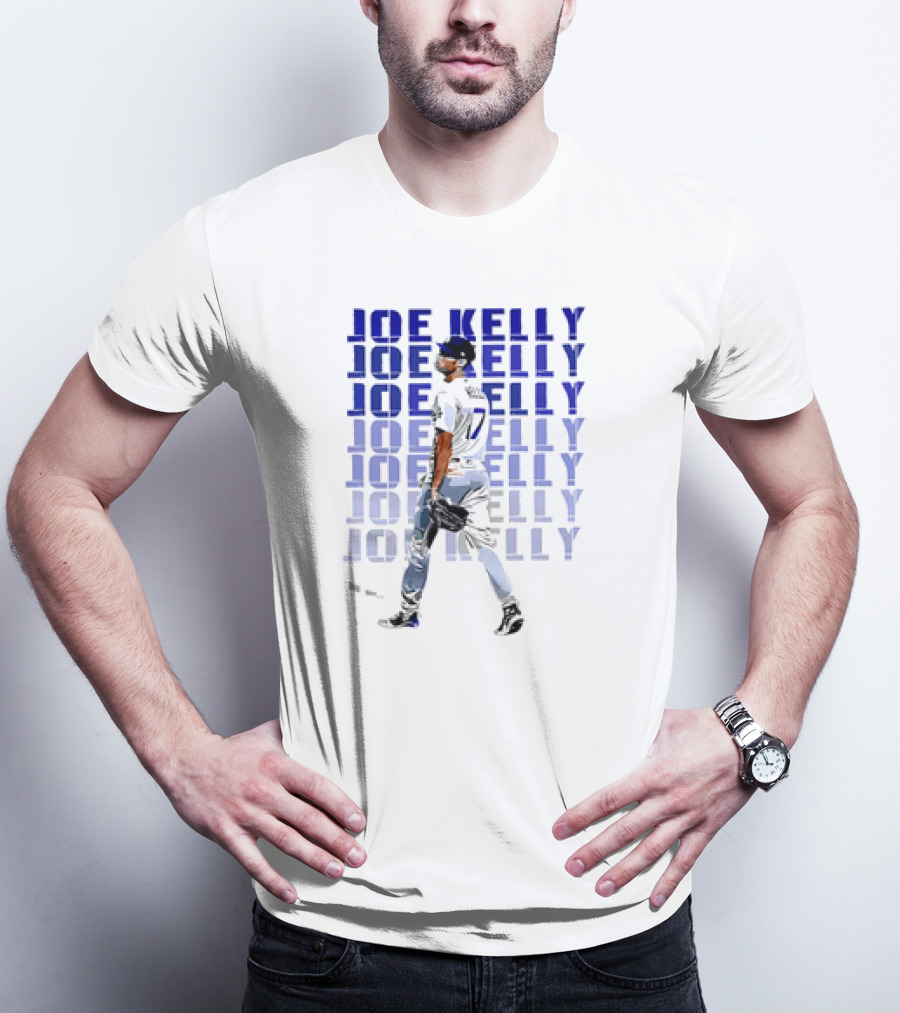Joe Kelly Los Angeles Dodgers Baseball Player No. 17 T-Shirt
