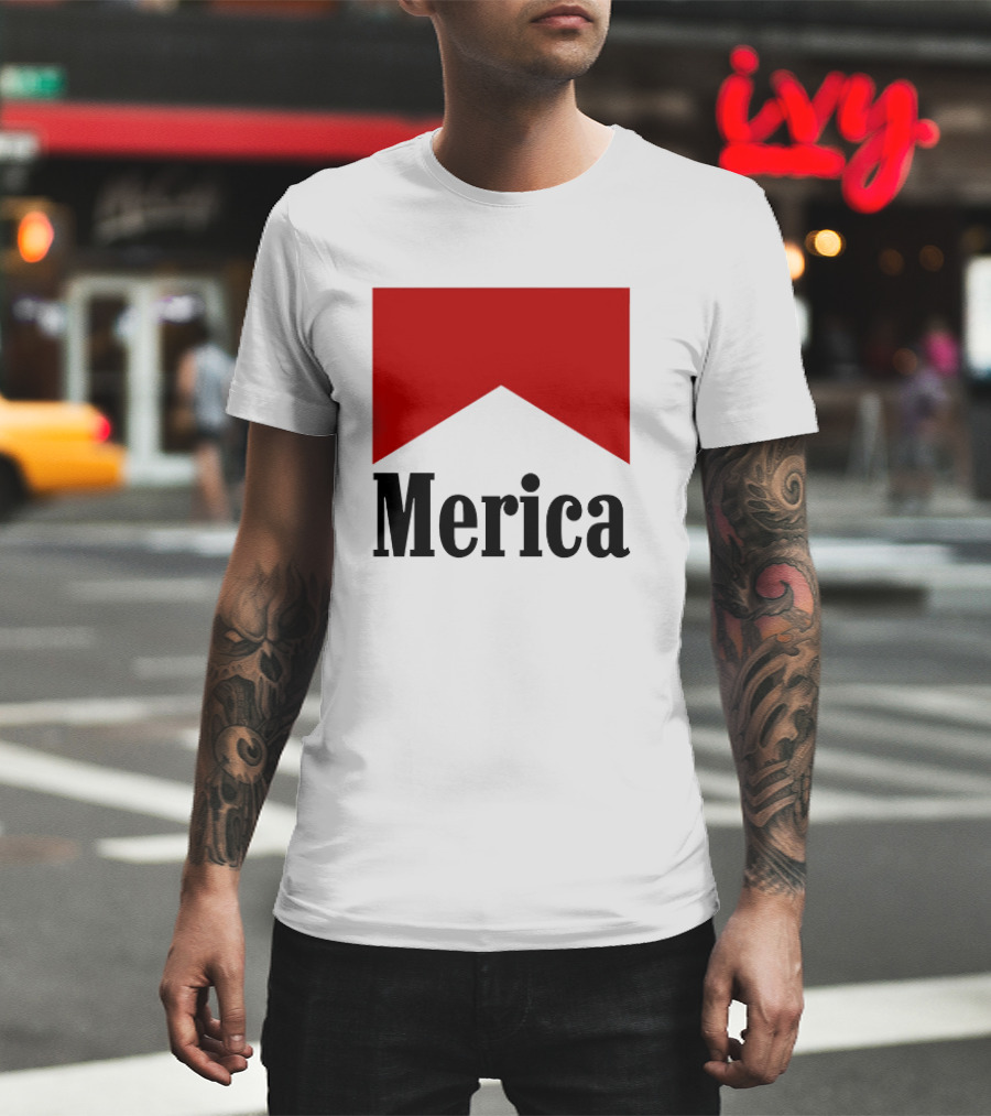 Merica Red Chevron T-Shirt
