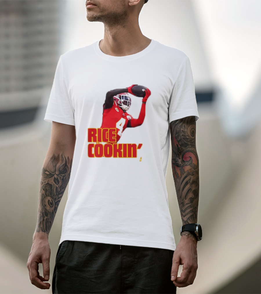 Rasheed Rice Cookin' Kansas City Chiefs Football WR1 T-Shirt