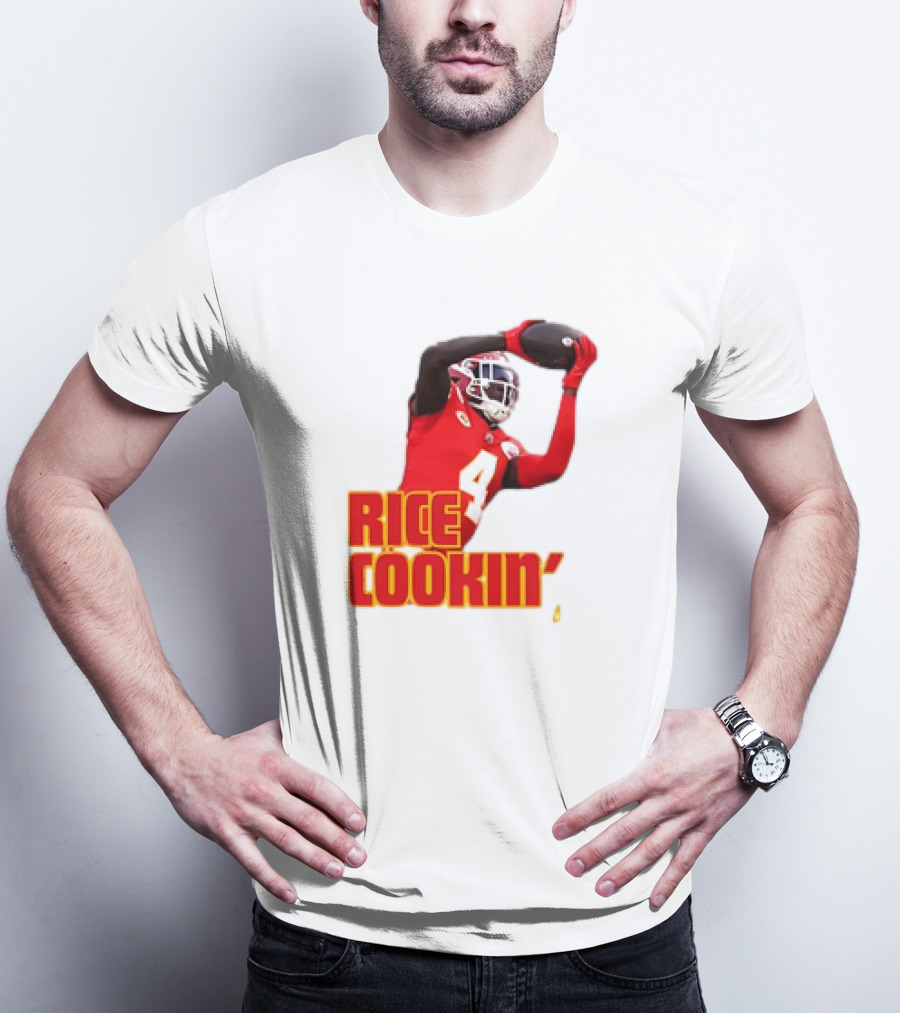 Rasheed Rice Cookin' Kansas City Chiefs Football WR1 T-Shirt