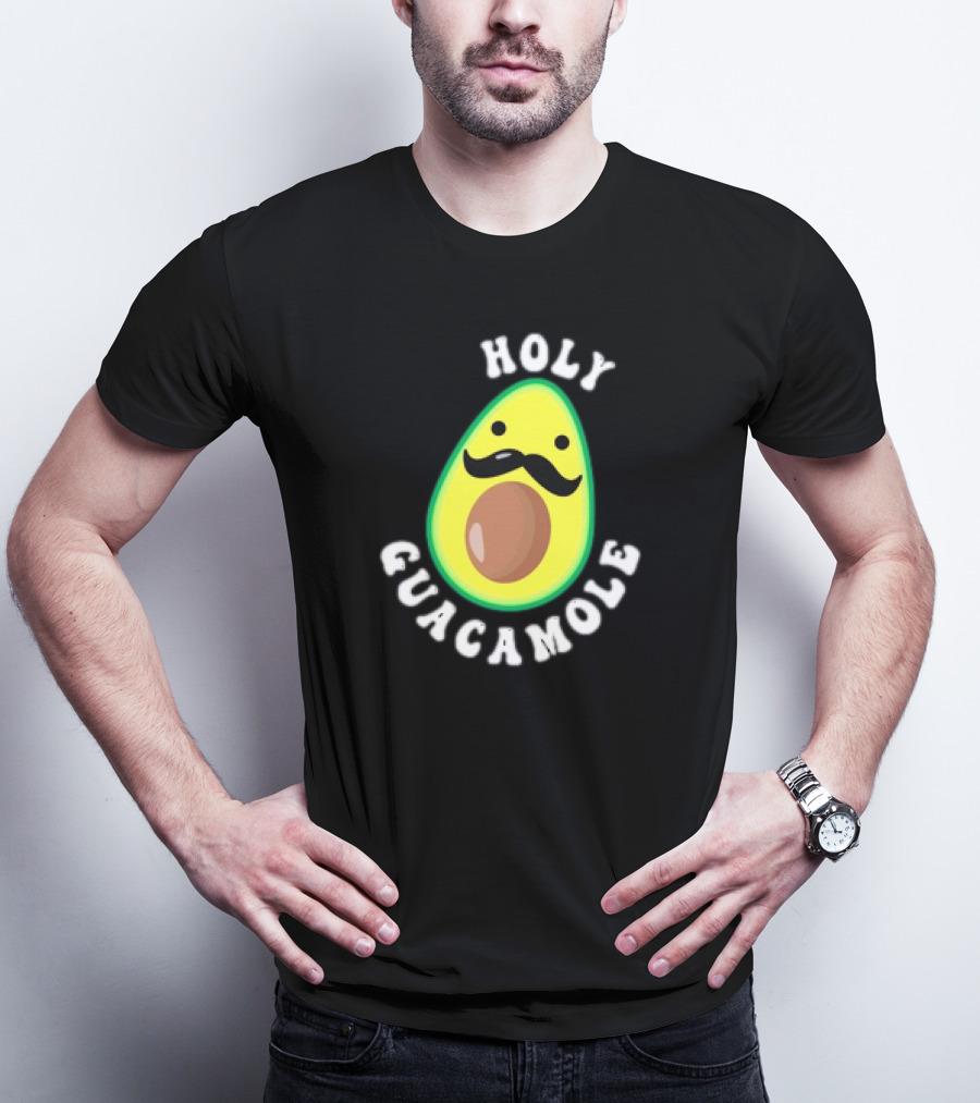Holy Guacamole Meme Cartoon Avocado T-Shirt