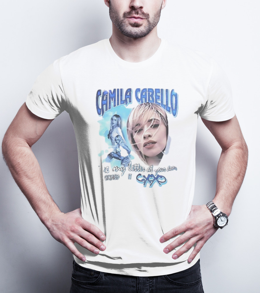 Camila Cabello See My Letter At Your Door Signed XOXO T-Shirt