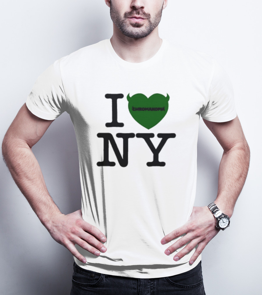 I Heart Chromakopia NY Green Heart T-Shirt