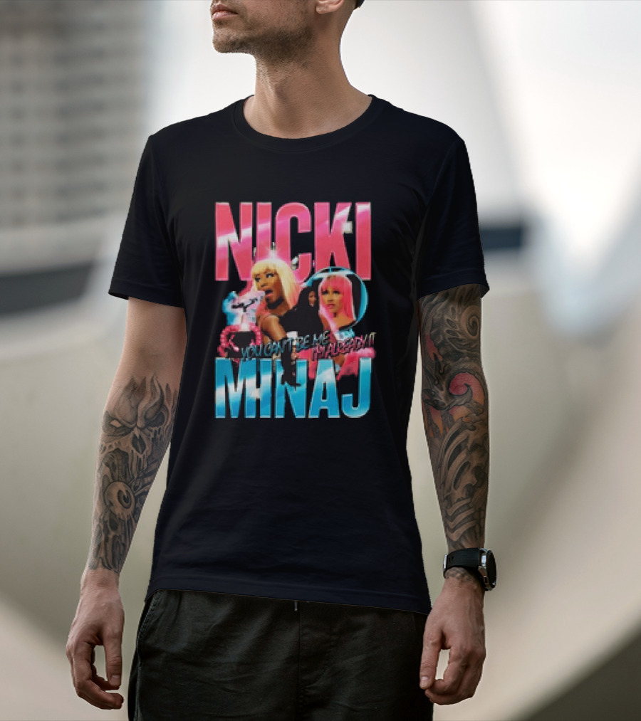 Nicki Minaj You Can't Fire Me I'm Already Lit Pink Friday 2 World Tour T-Shirt