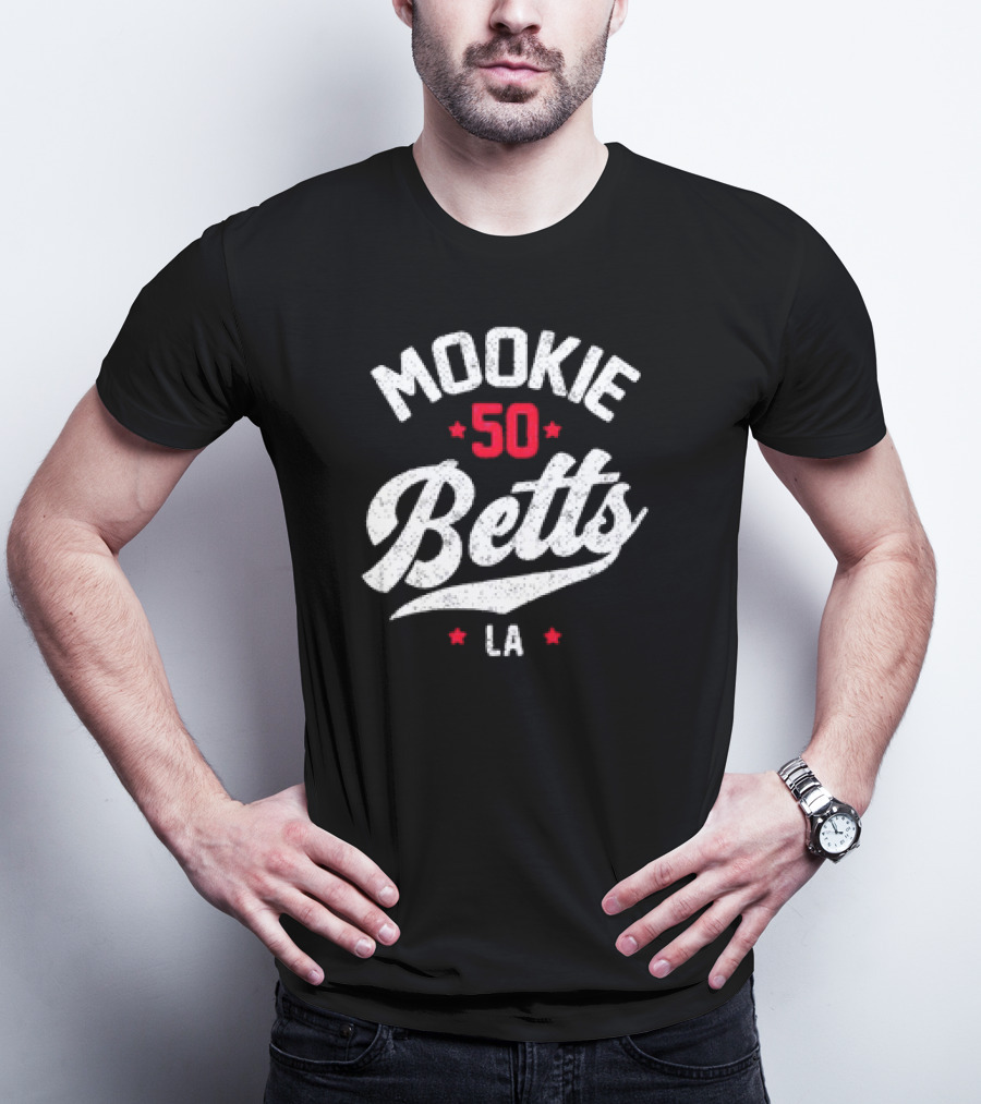 Mookie Betts 50 LA Dodgers T-Shirt
