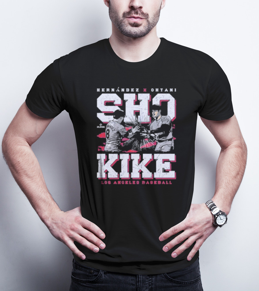 Hernández X Ohtani SHO KIKÉ Los Angeles Baseball T-Shirt