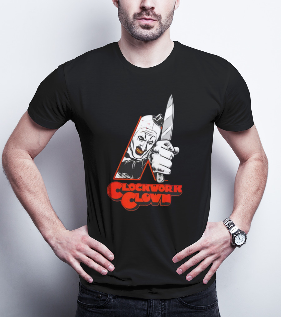 A Clockwork Clown Art The Clown The Terrifier Movies T-Shirt
