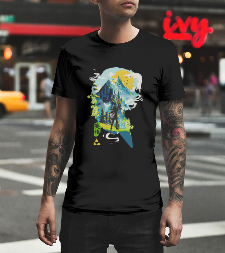 Heroic Ballad Of Link The Legend Of Zelda Tri-Force Journey T-Shirt