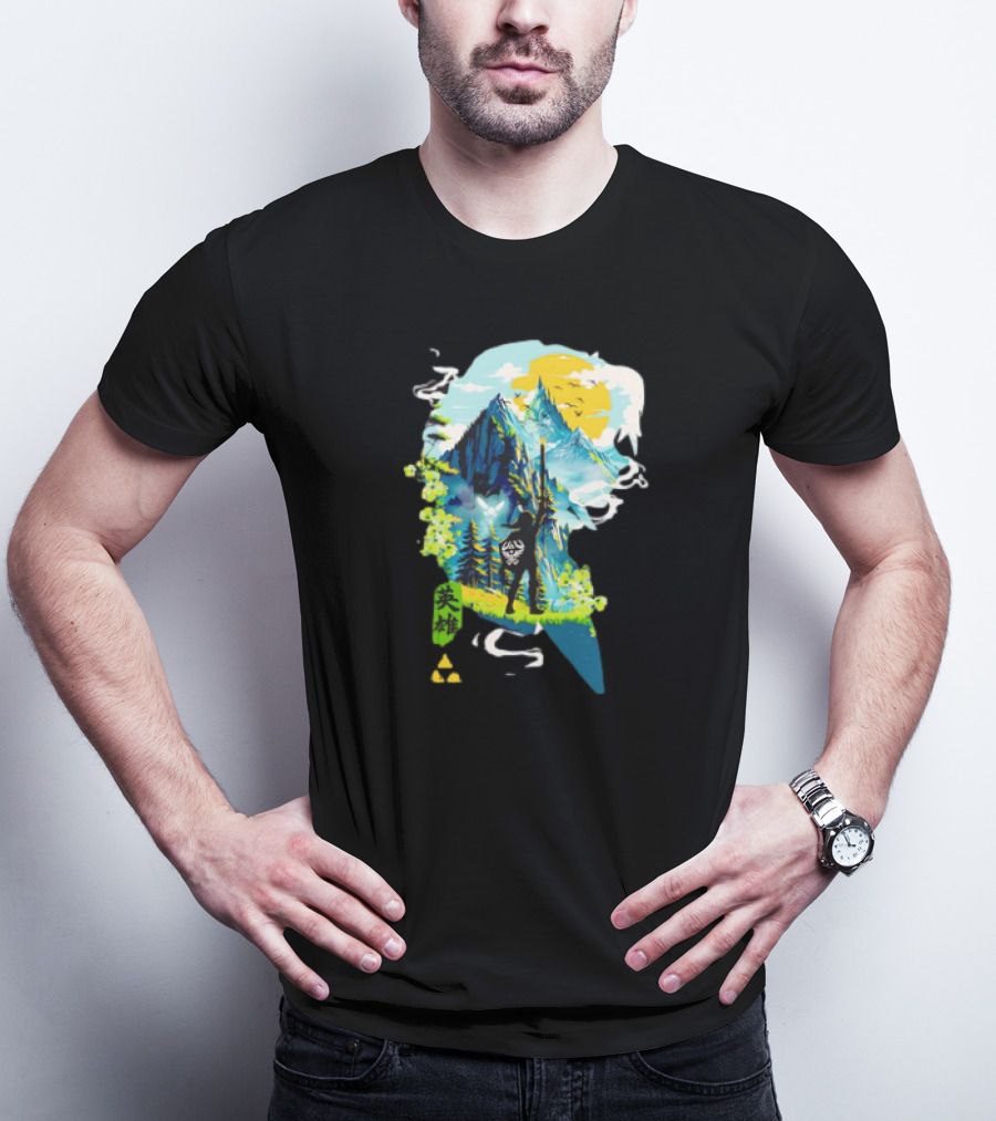 Heroic Ballad Of Link The Legend Of Zelda Tri-Force Journey T-Shirt
