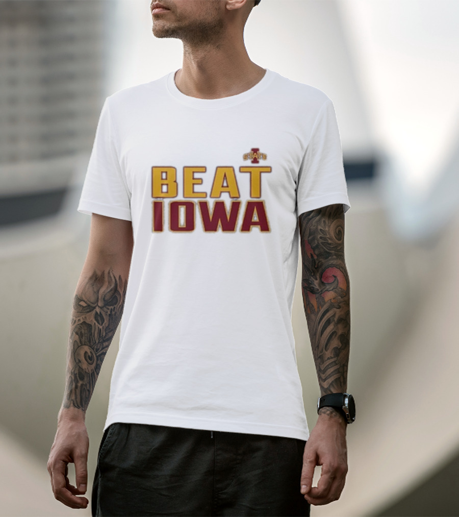 Beat Iowa State Cyclones Rivalry Hawkeyes T-Shirt