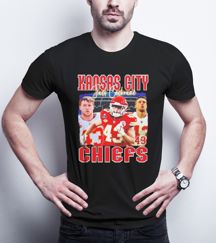 Kansas City Chiefs Jack Cochrane 43 Football T-Shirt