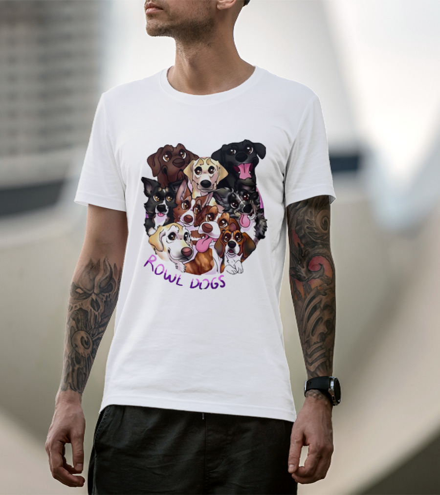 Rowe Dogs Playful Pooches Classic T-Shirt