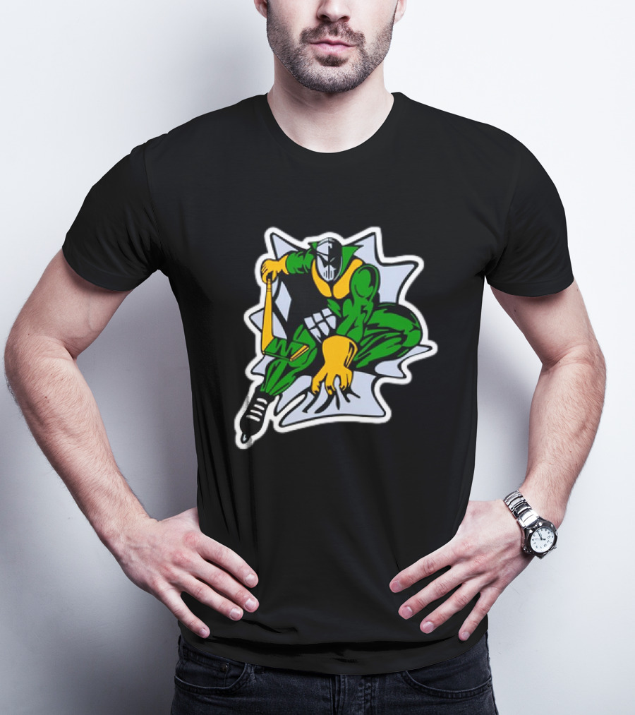 Spider Knight Hockey Sublimated Toddler Jersey Green And Yellow T-Shirt