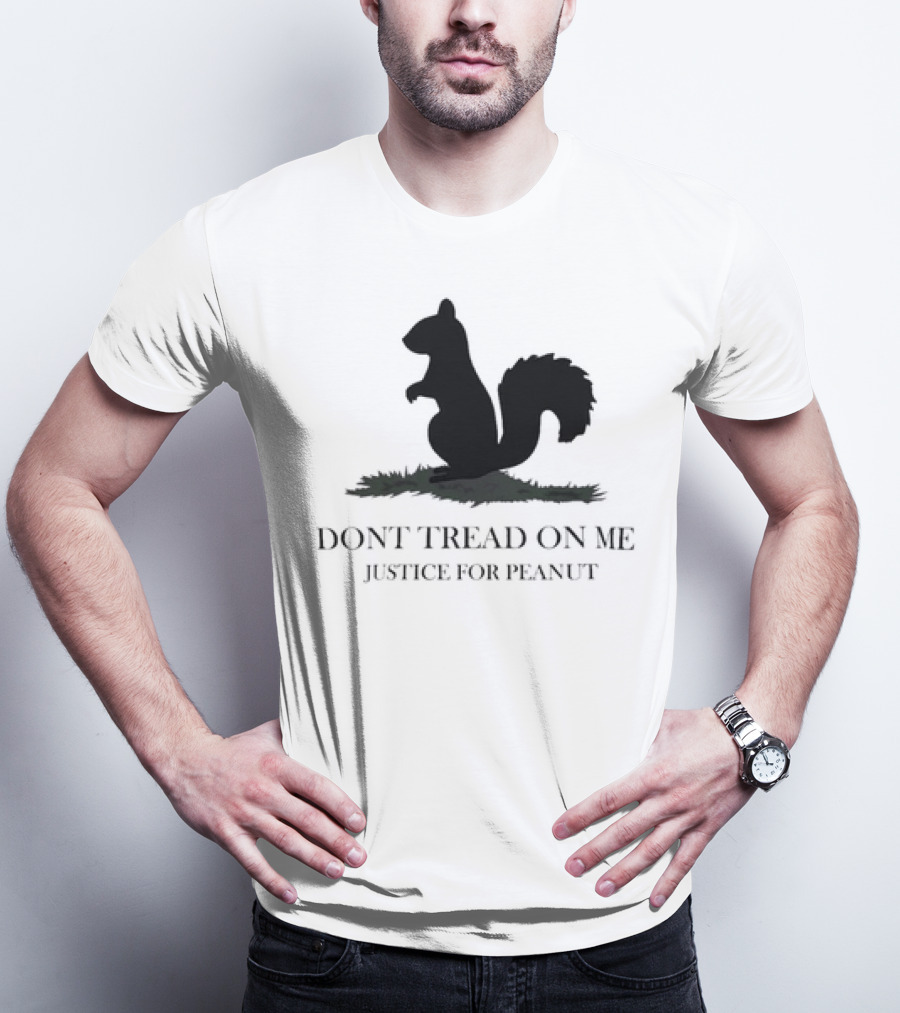 Justice For Peanut Dont Tread On Me Squirrel T-Shirt