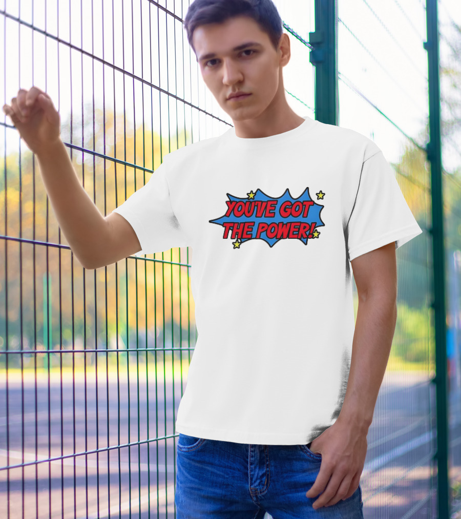 Monica You've Got The Power Comic Style Stars T-Shirt