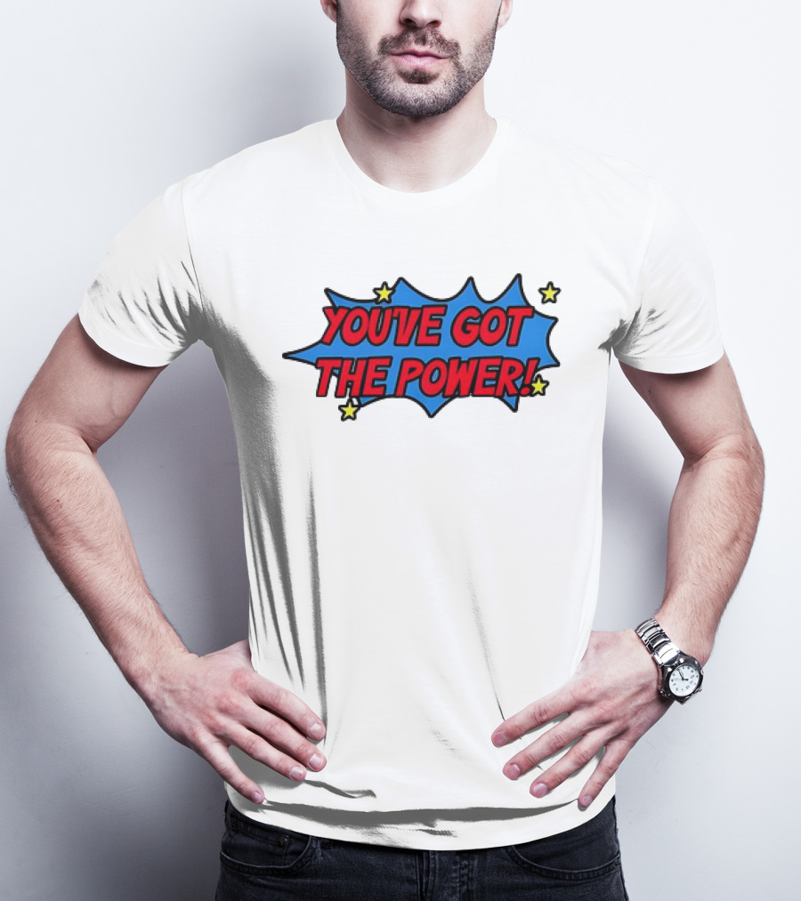 Monica You've Got The Power Comic Style Stars T-Shirt