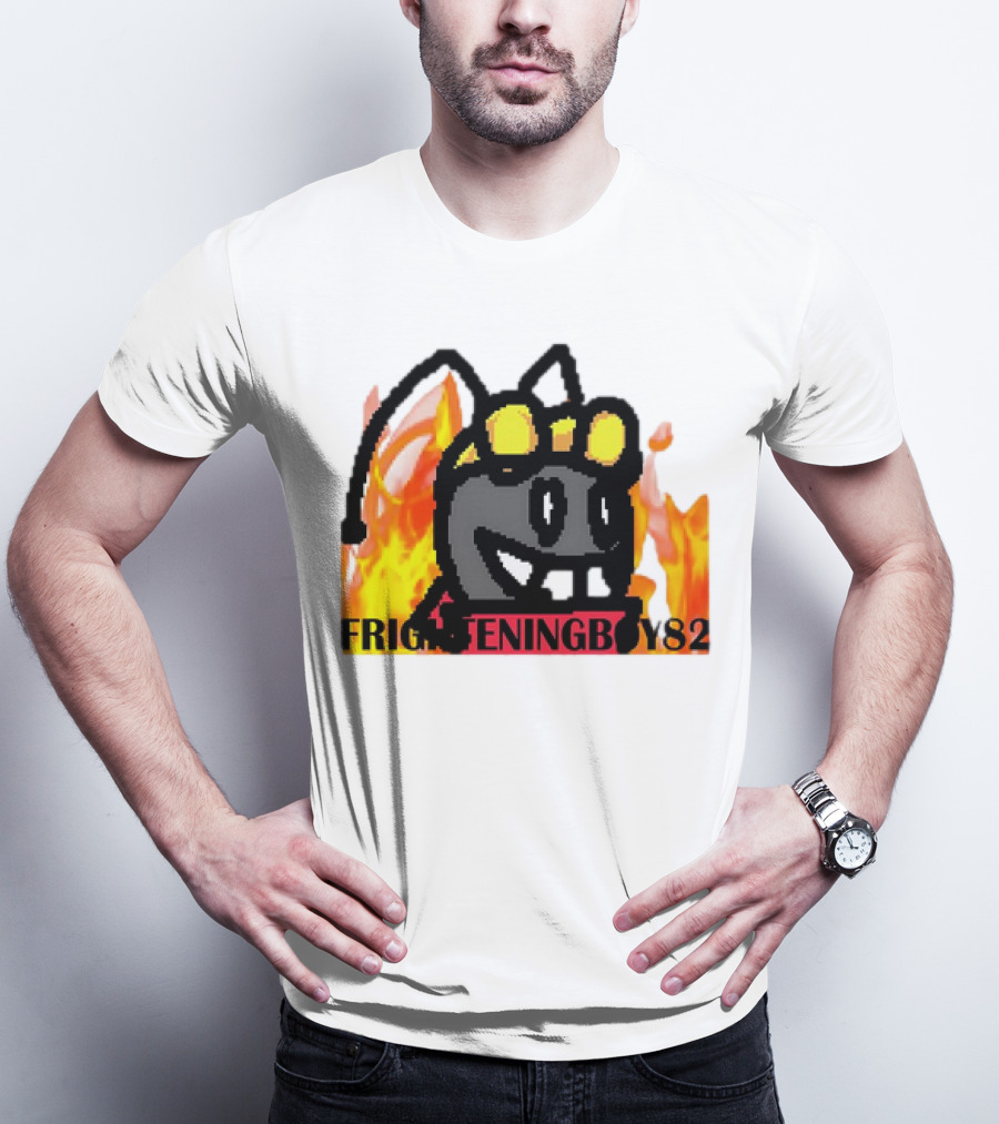 Moth FrighteningBoy82 Fire Background T-Shirt