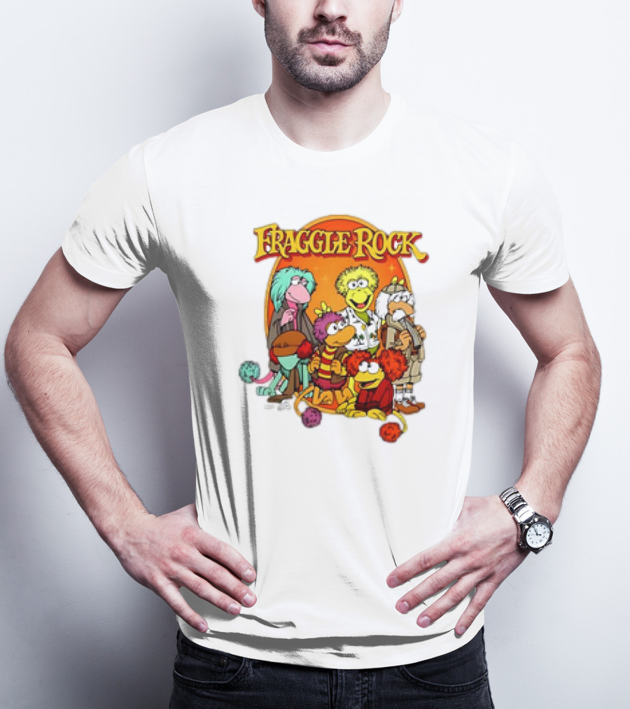 Fraggle Rock Group Cartoon Characters T-Shirt
