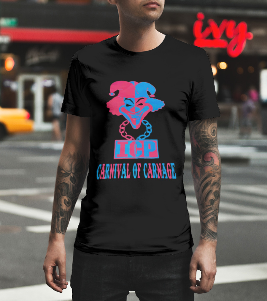 ICP Carnival Of Carnage Jester With Chain T-Shirt