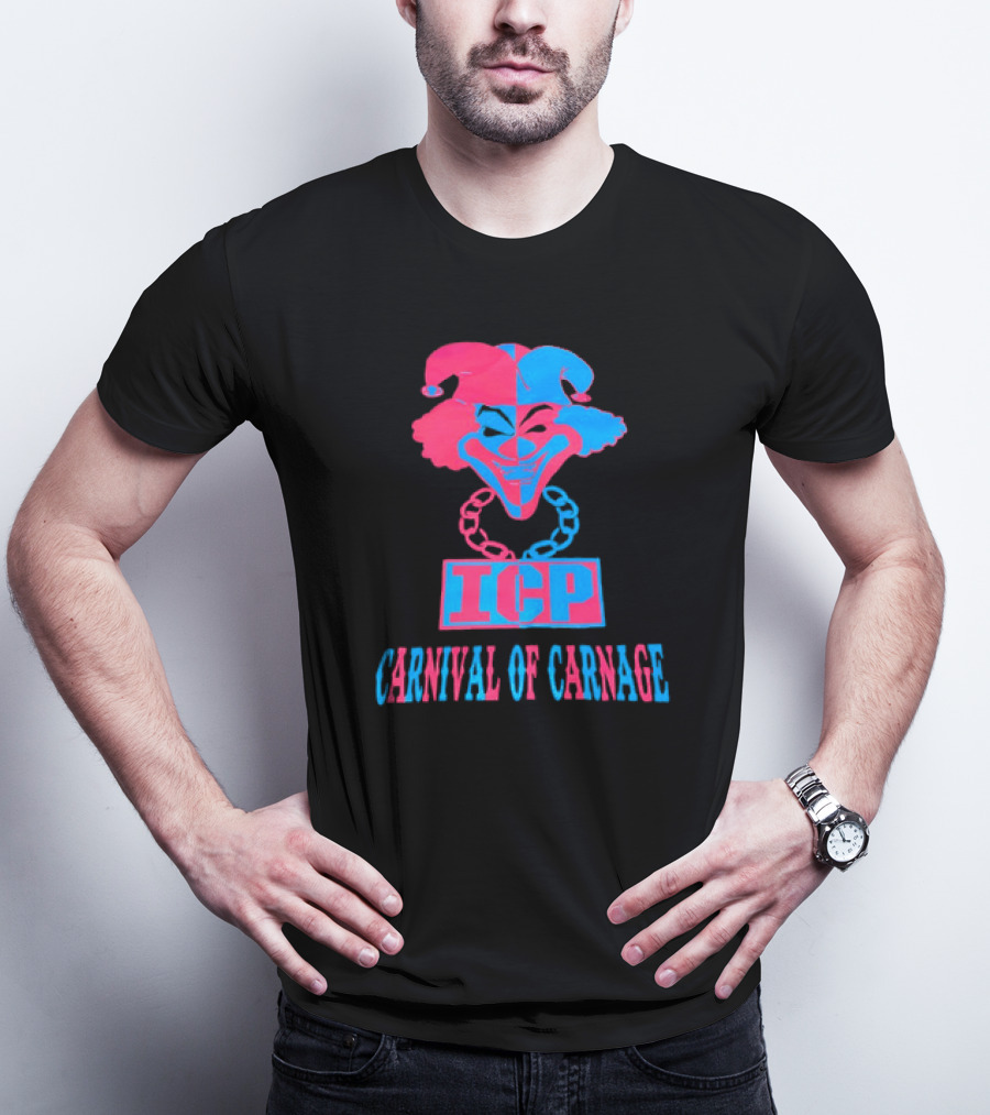 ICP Carnival Of Carnage Jester With Chain T-Shirt