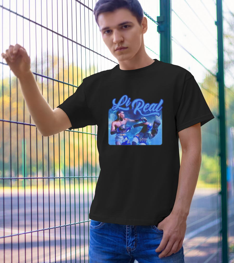 Li Real Boxing Match Action Scene T-Shirt