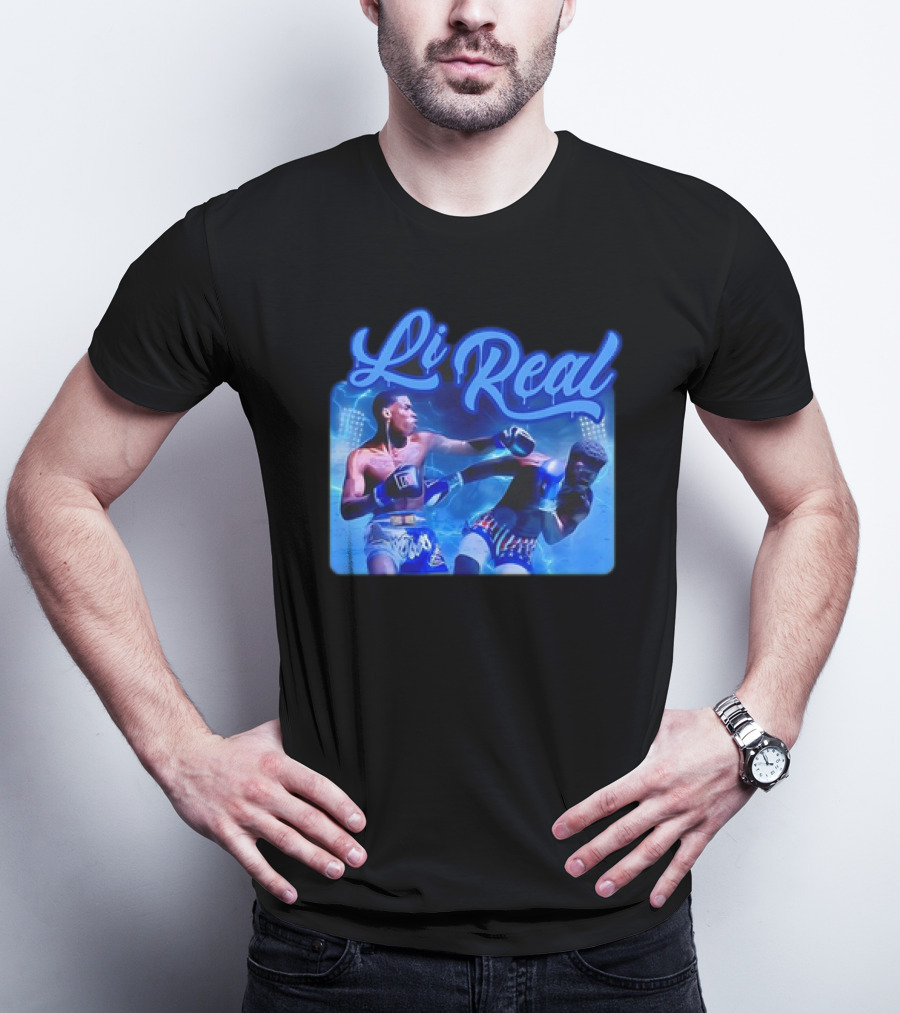 Li Real Boxing Match Action Scene T-Shirt