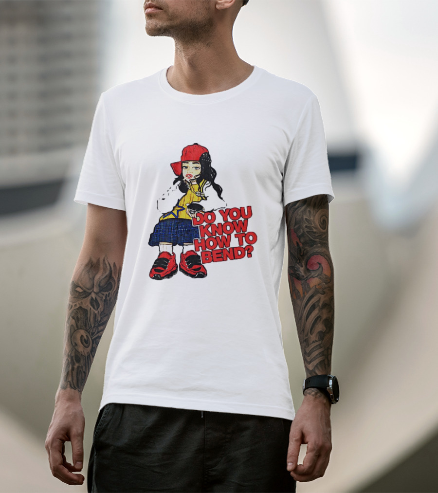 Billie Eilish Do You Know How To Bend Styled Cartoon T-Shirt