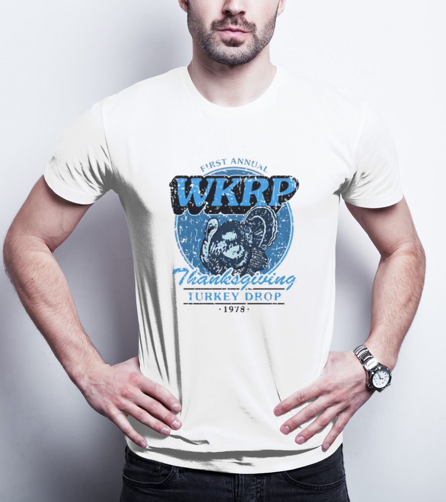 WKRP First Annual Thanksgiving Turkey Drop 1978 T-Shirt
