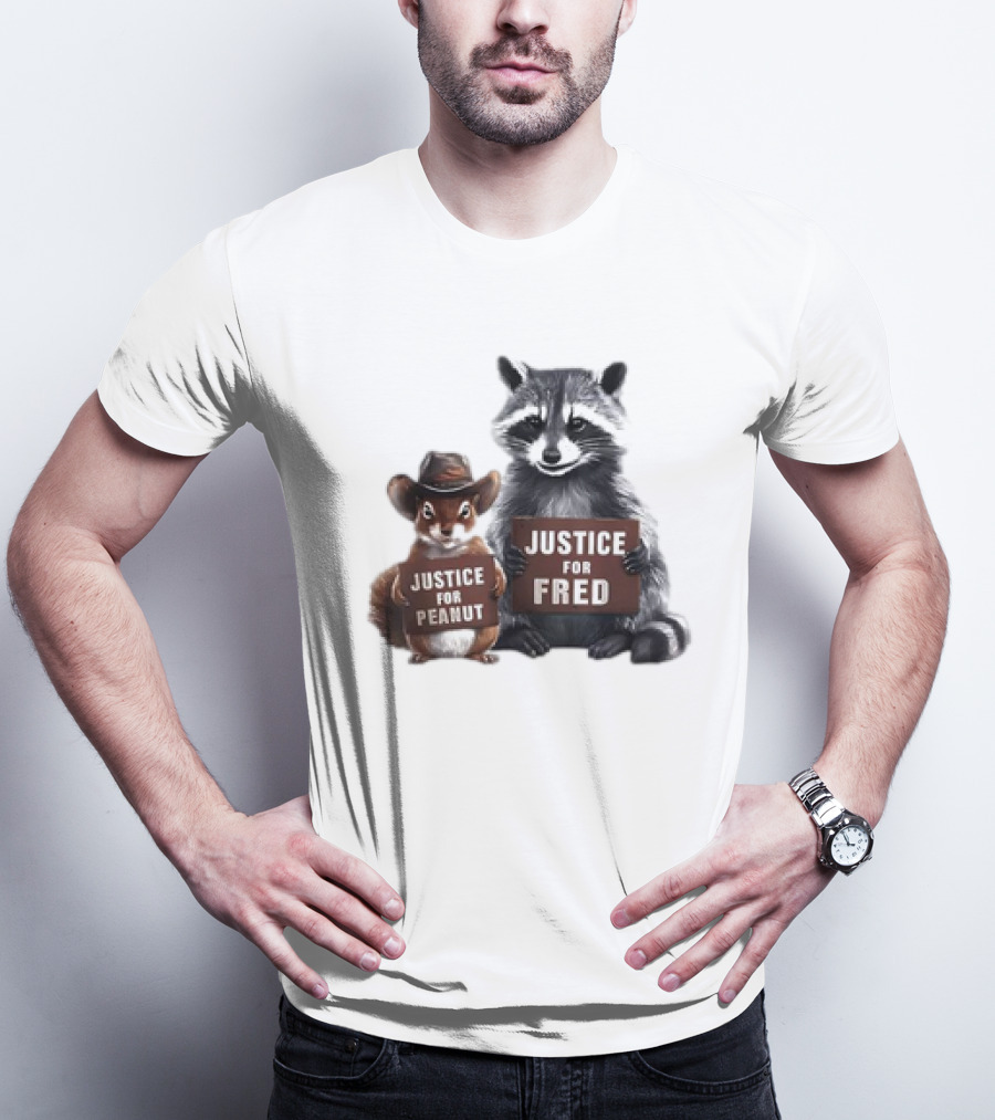 Justice For Peanut The Squirrel And Fred The Raccoon T-Shirt