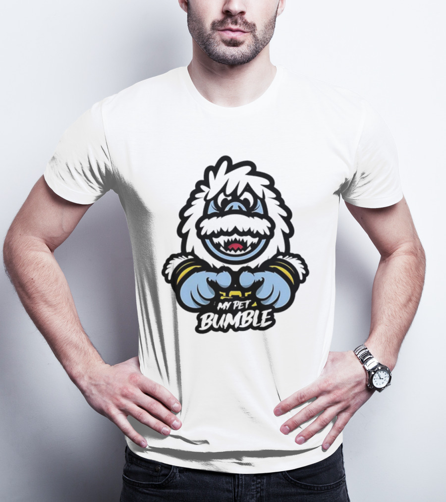 My Pet Bumble Abominable Snow Monster Yeti Holding T-Shirt