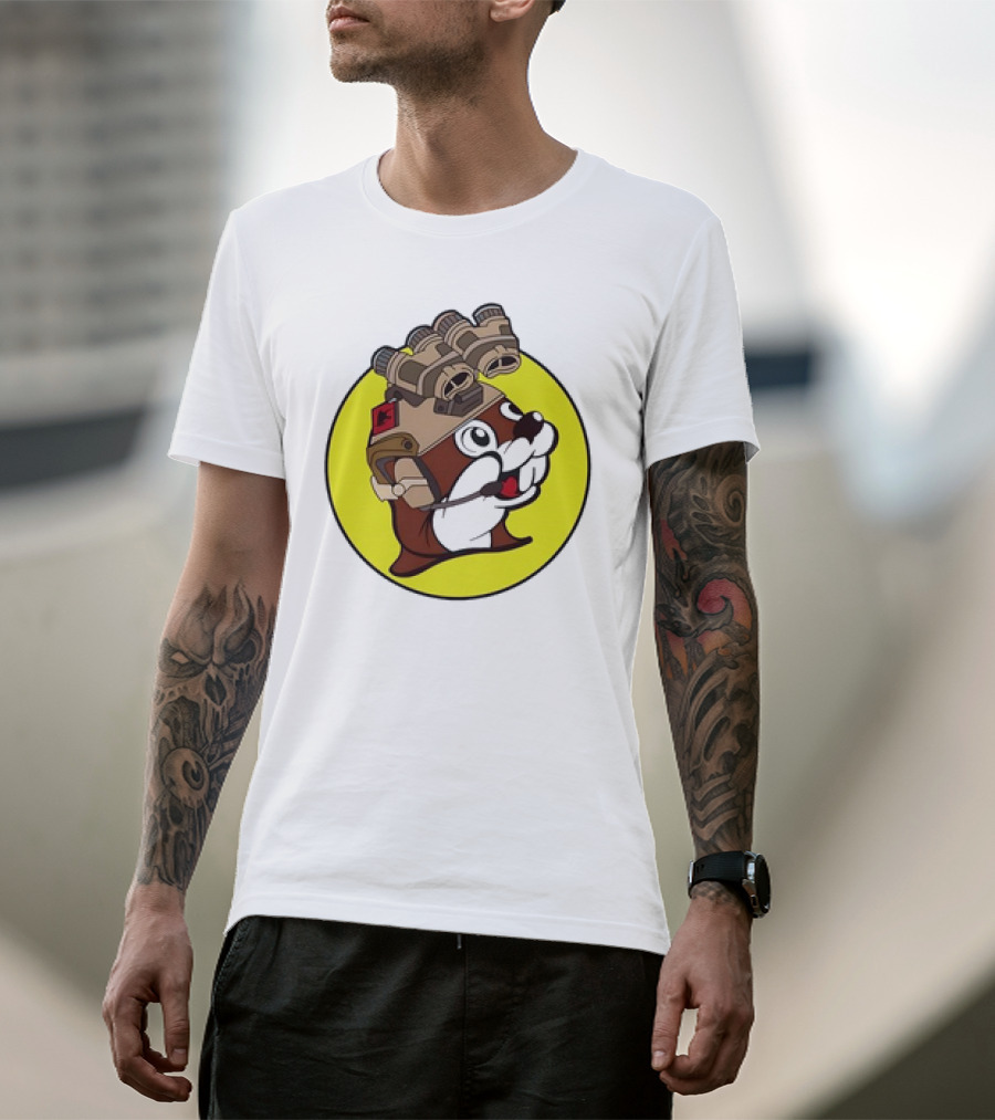 Night Vision Tactical Buc-Ee's Beanie T-Shirt