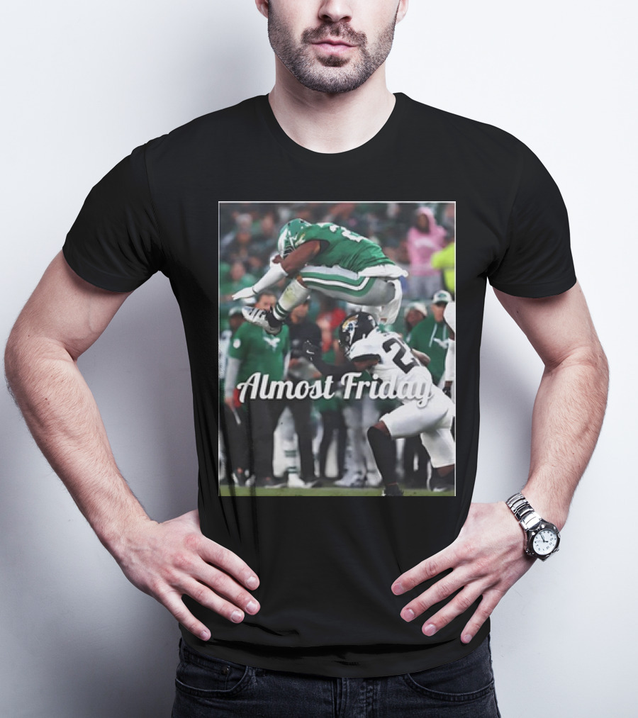Almost Friday Saquon Barkley Hurdle Over Philadelphia Eagles T-Shirt