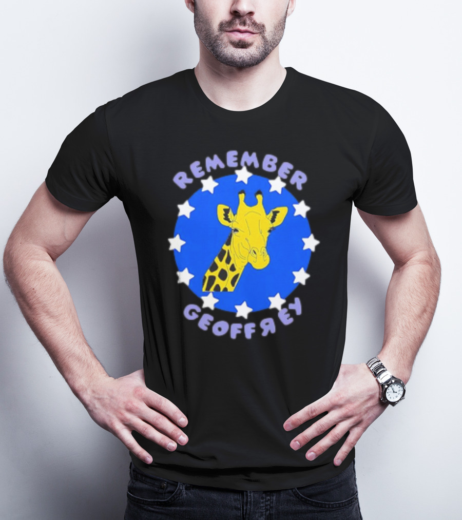 Remember Geoffrey Nostalgic Giraffe Us Toys Cartoon Retro T-Shirt