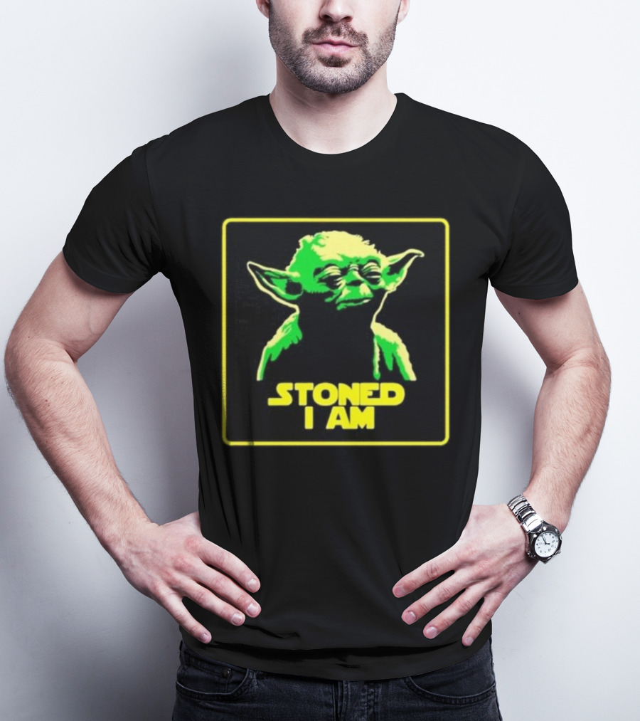 Star Wars Yoda Stoned I Am Jedi Master Meme T-Shirt
