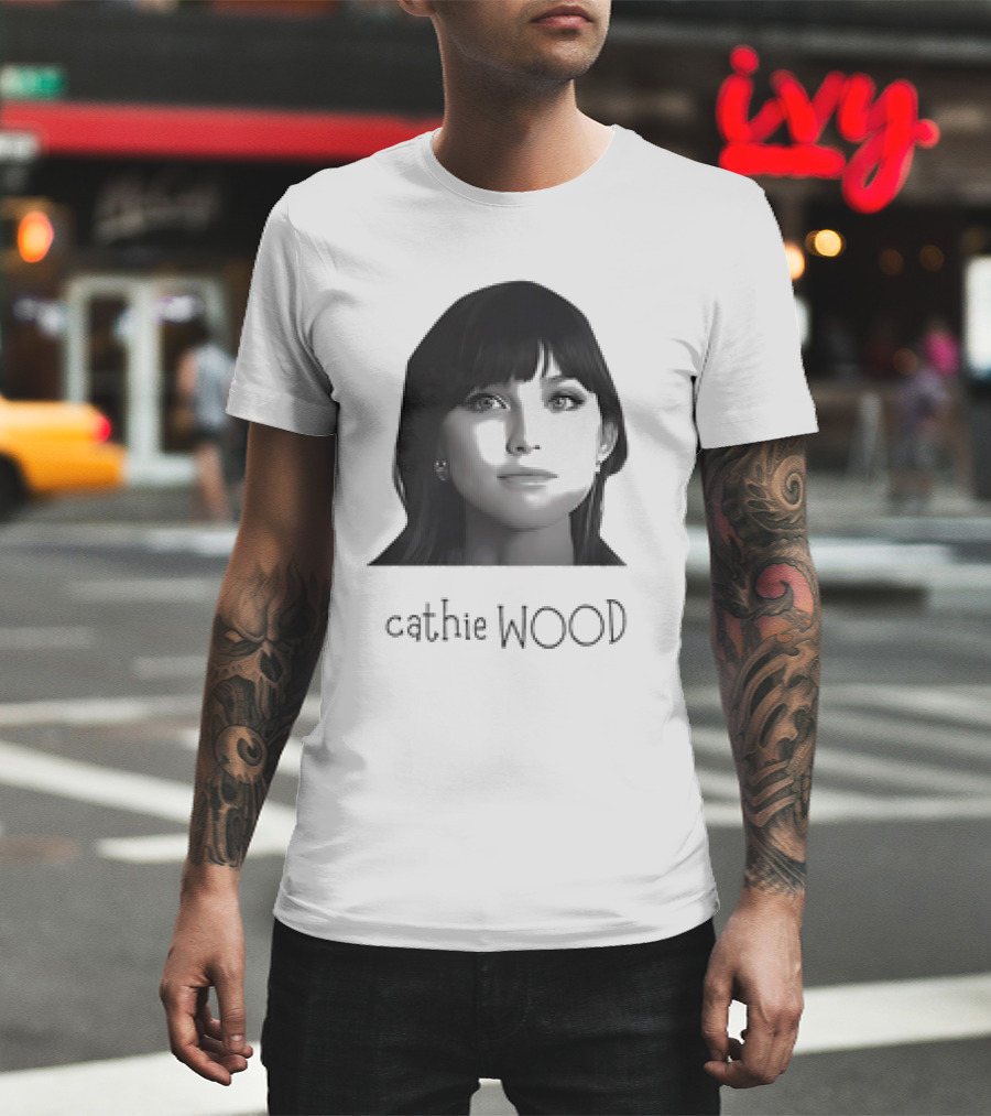 Cathie Wood Classic Portrait T-Shirt