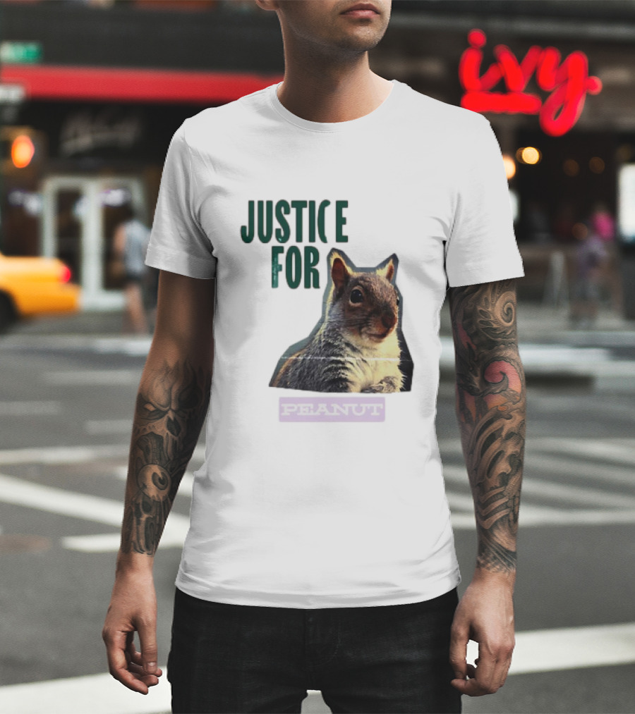 Justice For Peanut Squirrel T-Shirt