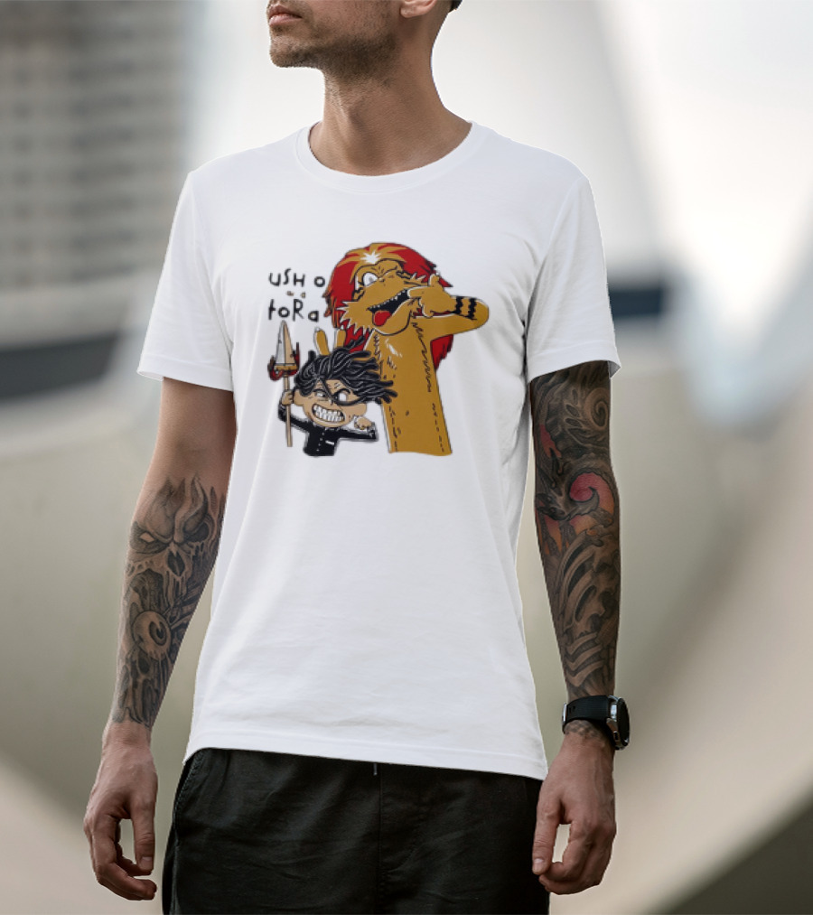 Ushio And Tora Calvin And Hobbes Mashup Tide And Tiger T-Shirt