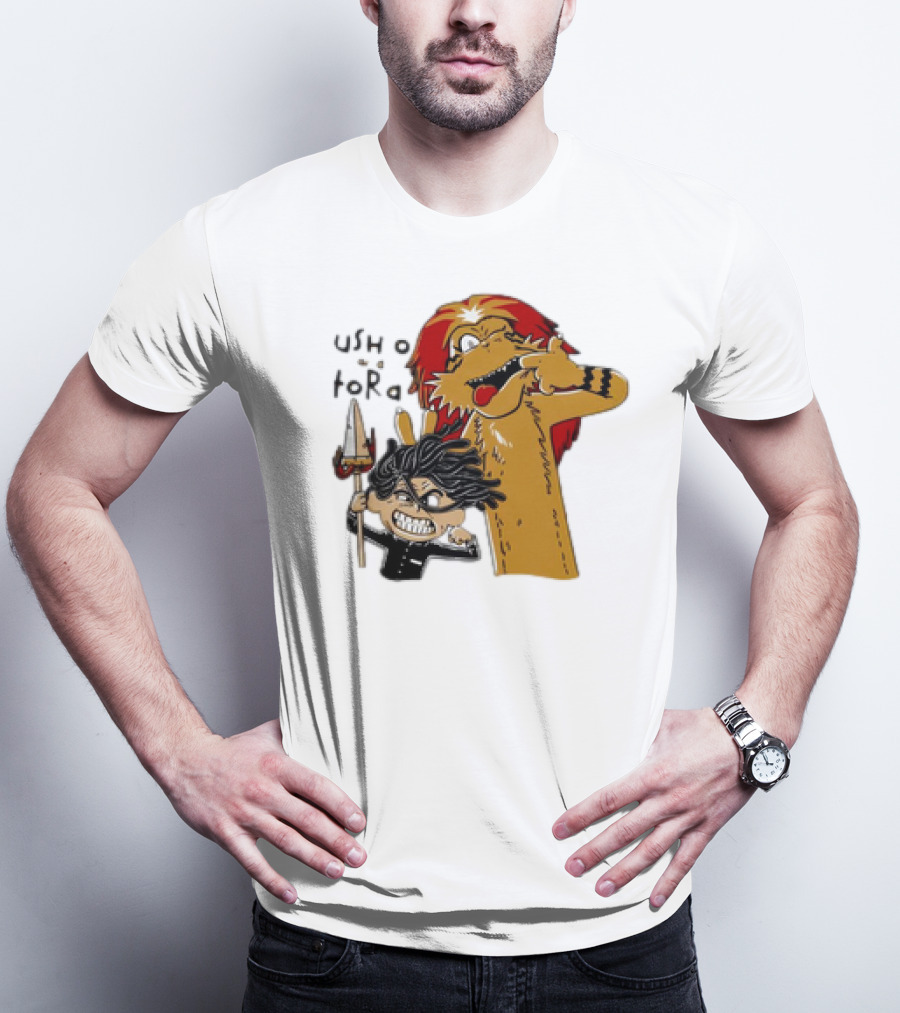Ushio And Tora Calvin And Hobbes Mashup Tide And Tiger T-Shirt