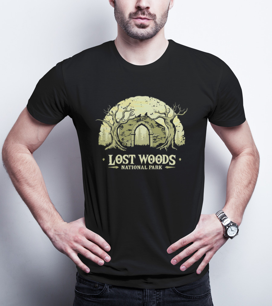 Legend Of Zelda Lost Woods National Park Adventure T-Shirt