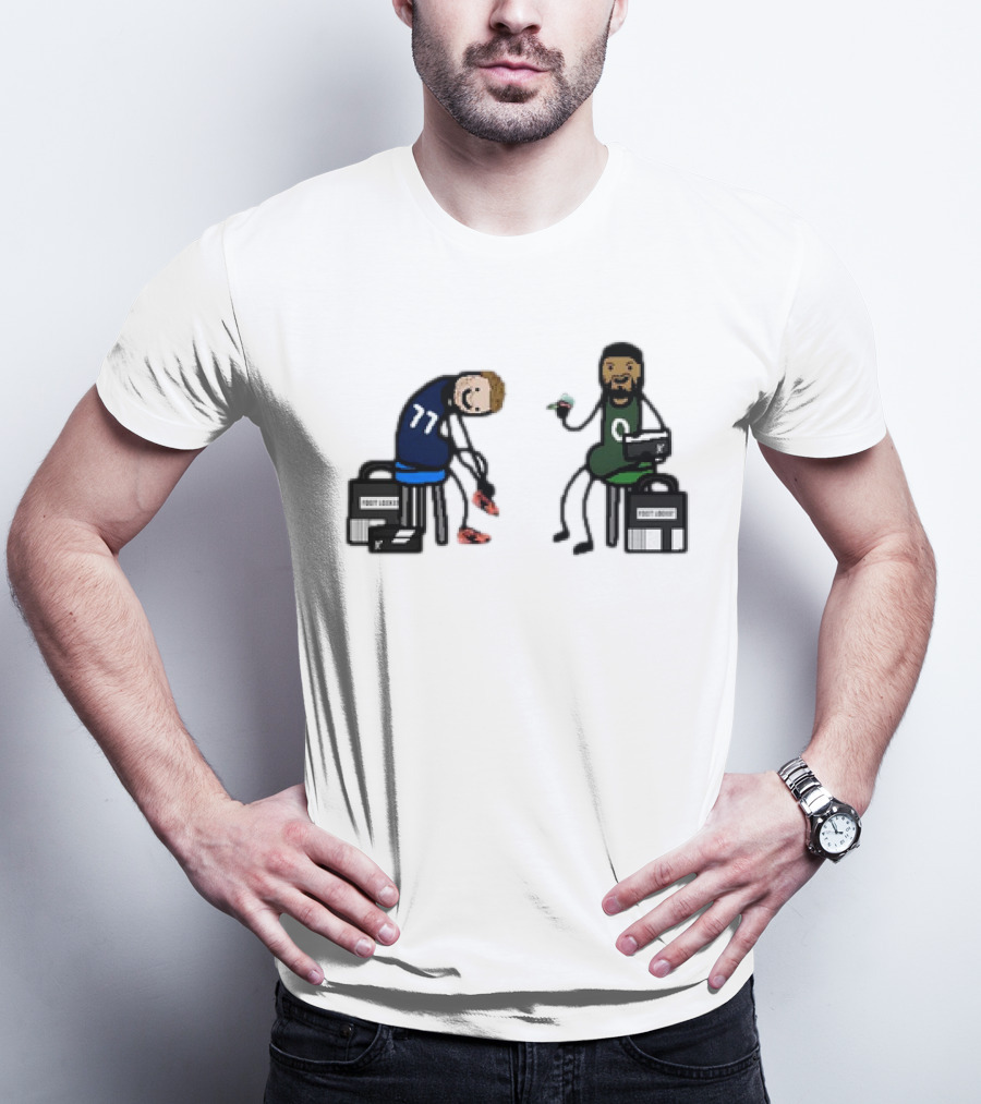 Luka 77 And Tatum Prepare With Foot Locker Shoes T-Shirt