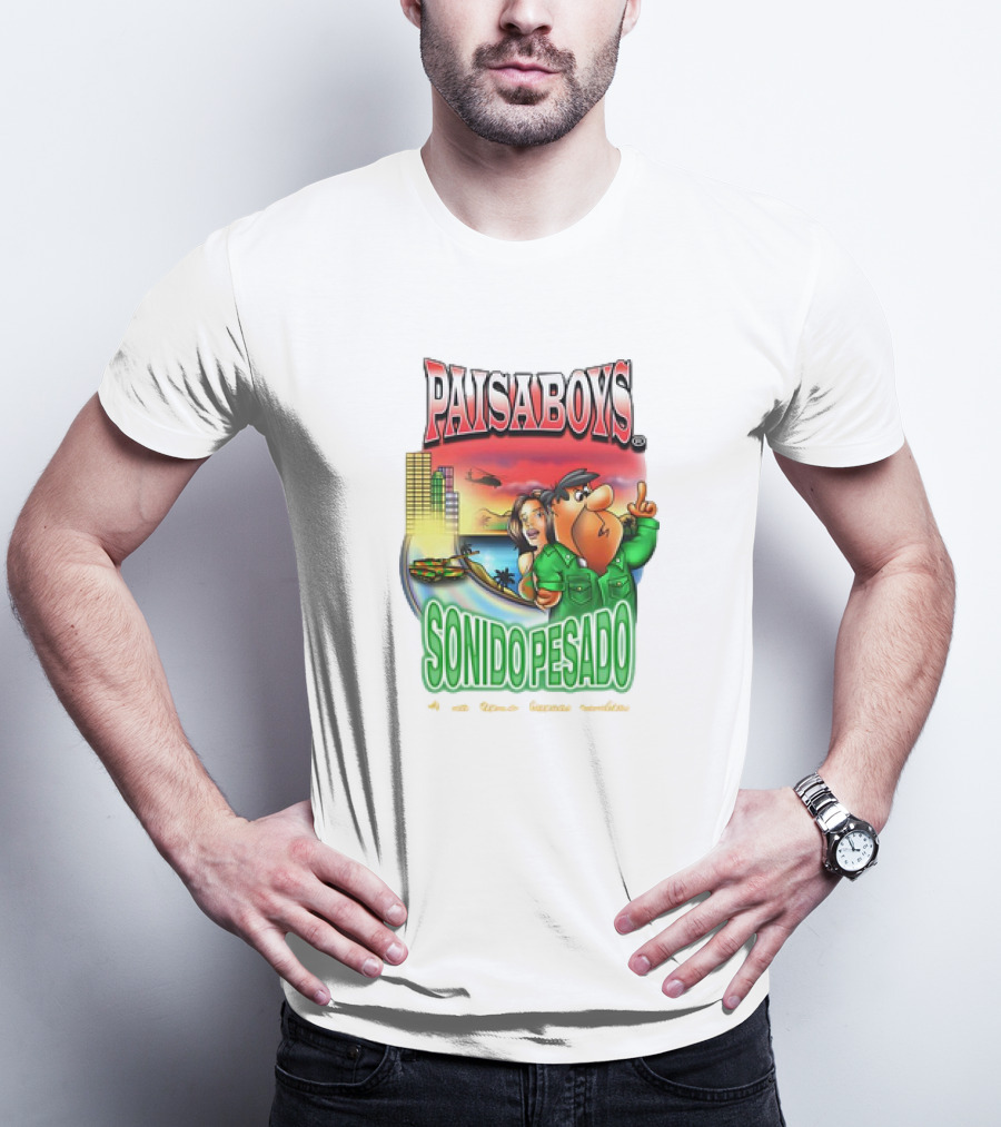 PAISABOYS SONIDO PESADO Al Mal Tiempo Buenas Cumbias T-Shirt