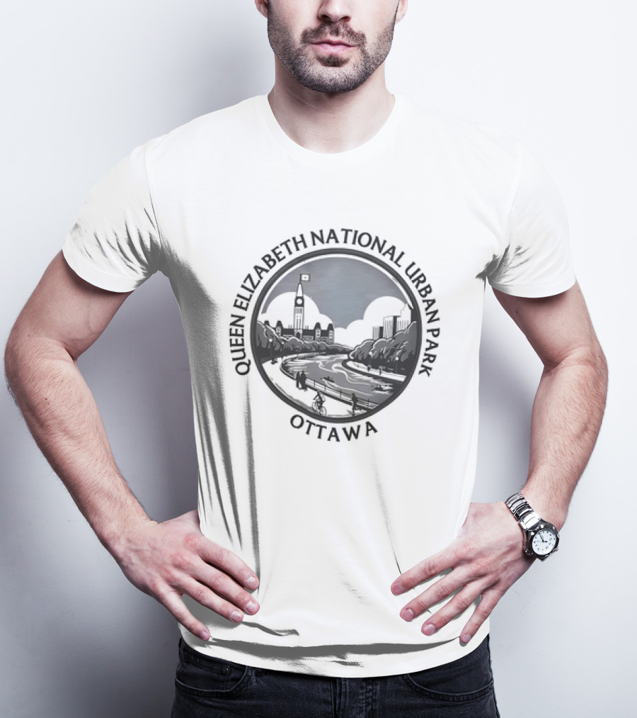 Queen Elizabeth National Urban Park Ottawa River Scene T-Shirt