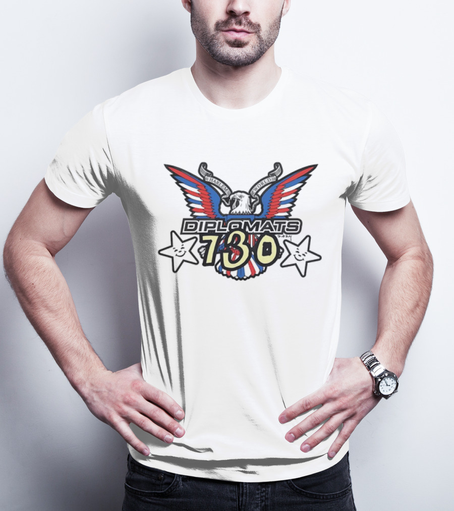 Diplomats 730 Harlem World Eagle Stars T-Shirt