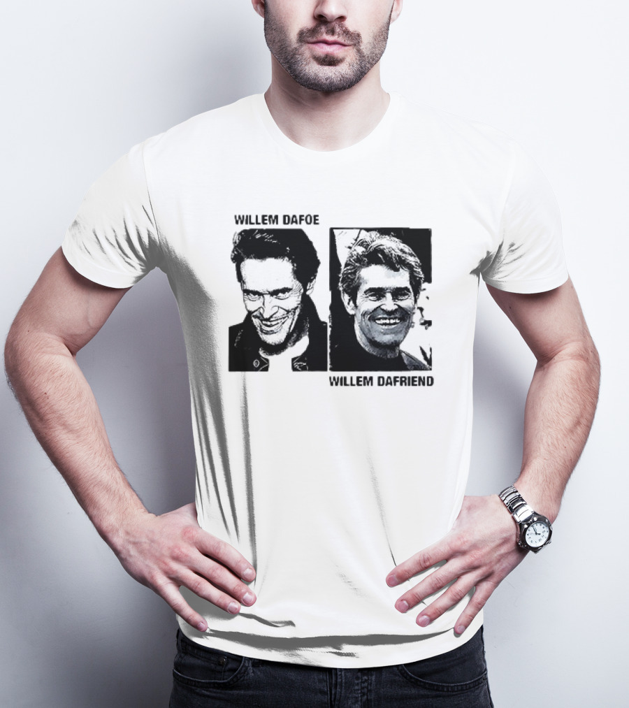 Willem Dafoe Willem Dafriend Dual Expression Portraits T-Shirt