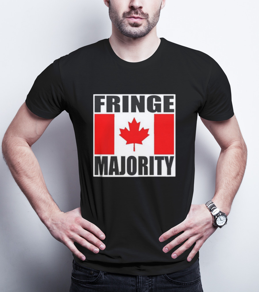 Fringe Majority Canada Flag Maple Leaf T-Shirt
