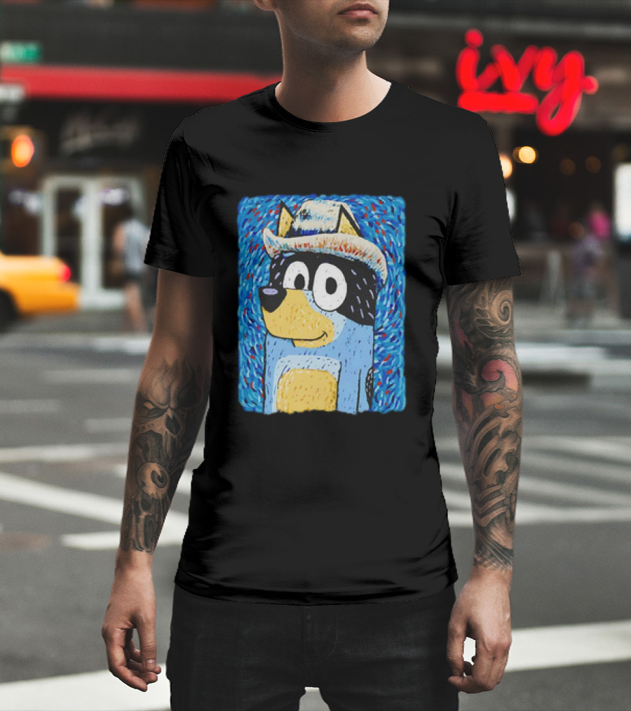Heeler Family Van Gogh Bandit Van Dogh T-Shirt