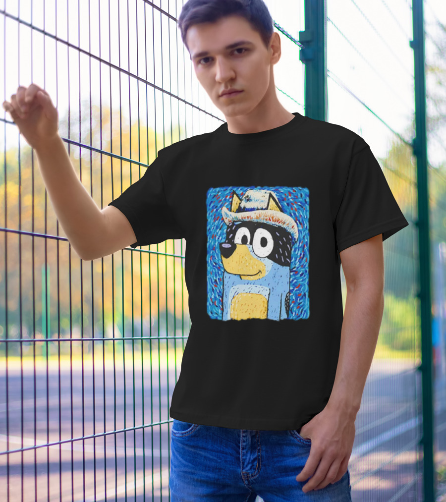 Heeler Family Van Gogh Bandit Van Dogh T-Shirt