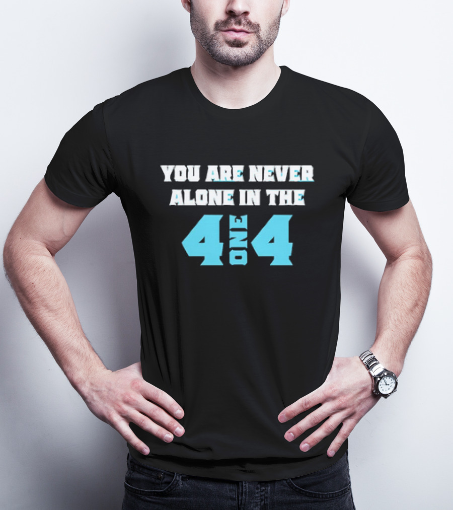 Marquette Golden Eagles You Are Never Alone In The 414 One 4 T-Shirt