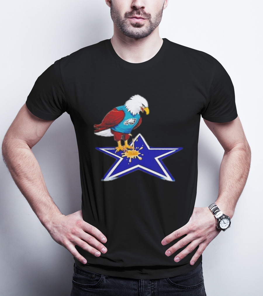 Philadelphia Eagles Peeing On Dallas Cowboys Star T-Shirt