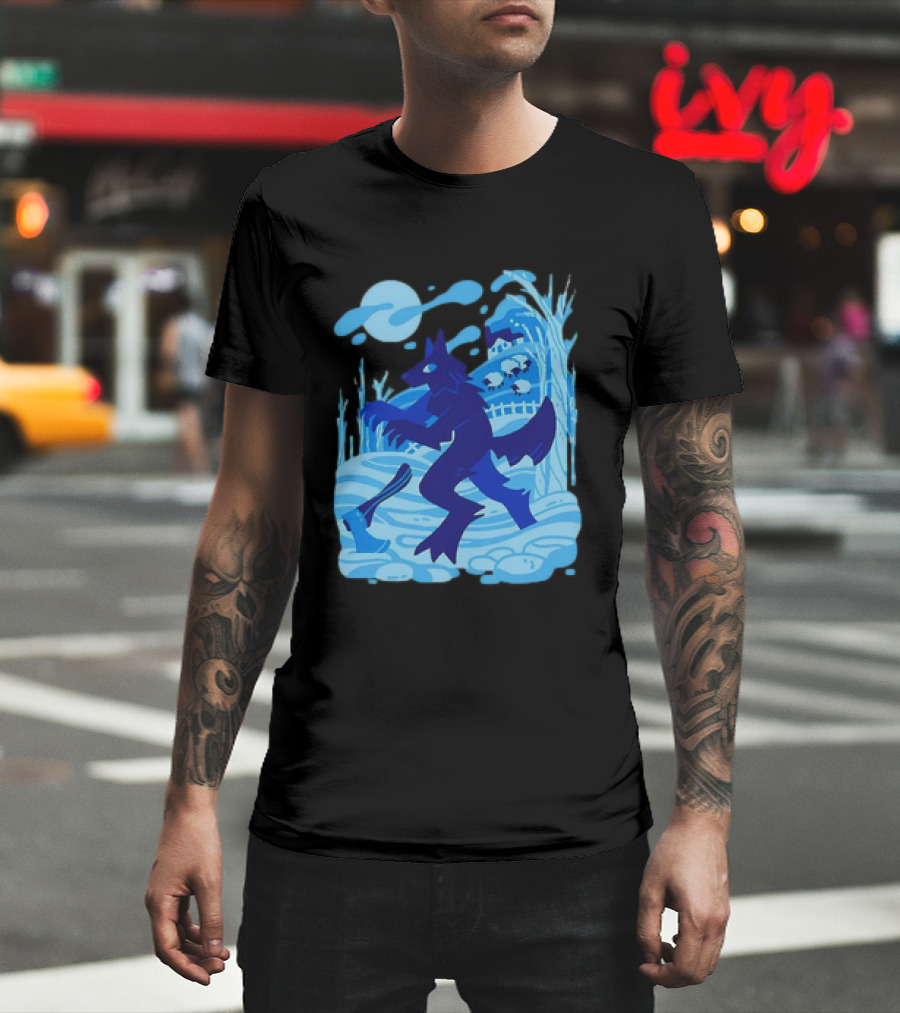 Werewolf Under The Winter Moon T-Shirt